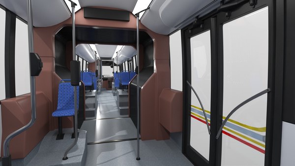 Free 3D electric hybrid trolleybus trolley - TurboSquid 1685568
