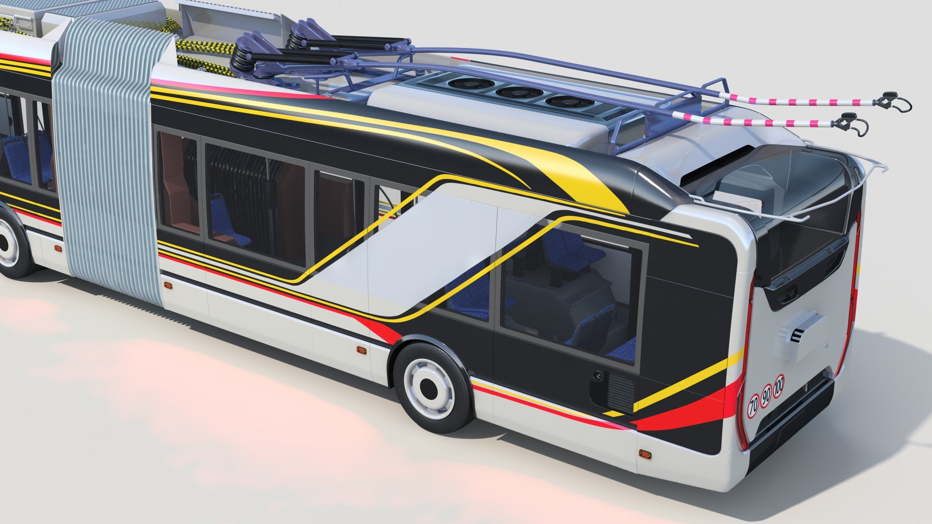 Free 3D electric hybrid trolleybus trolley - TurboSquid 1685568