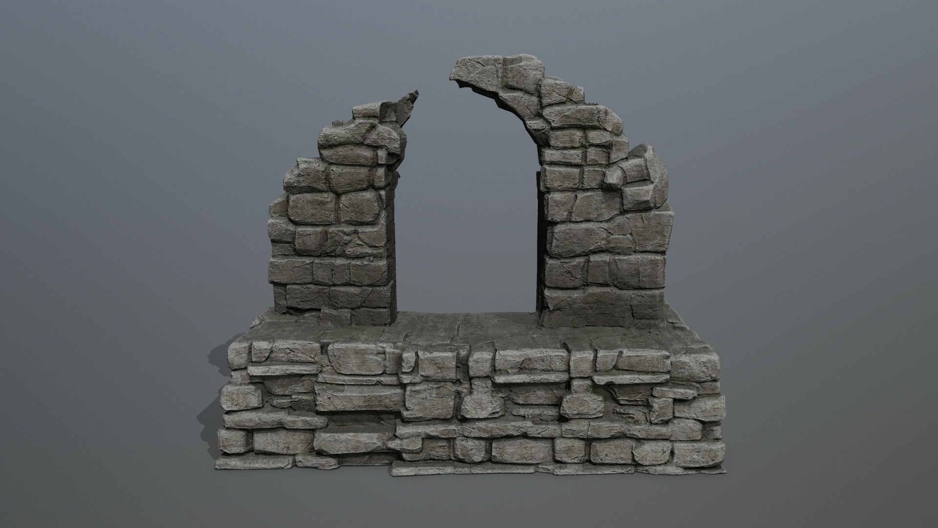 3D Rock Gate - TurboSquid 2368586