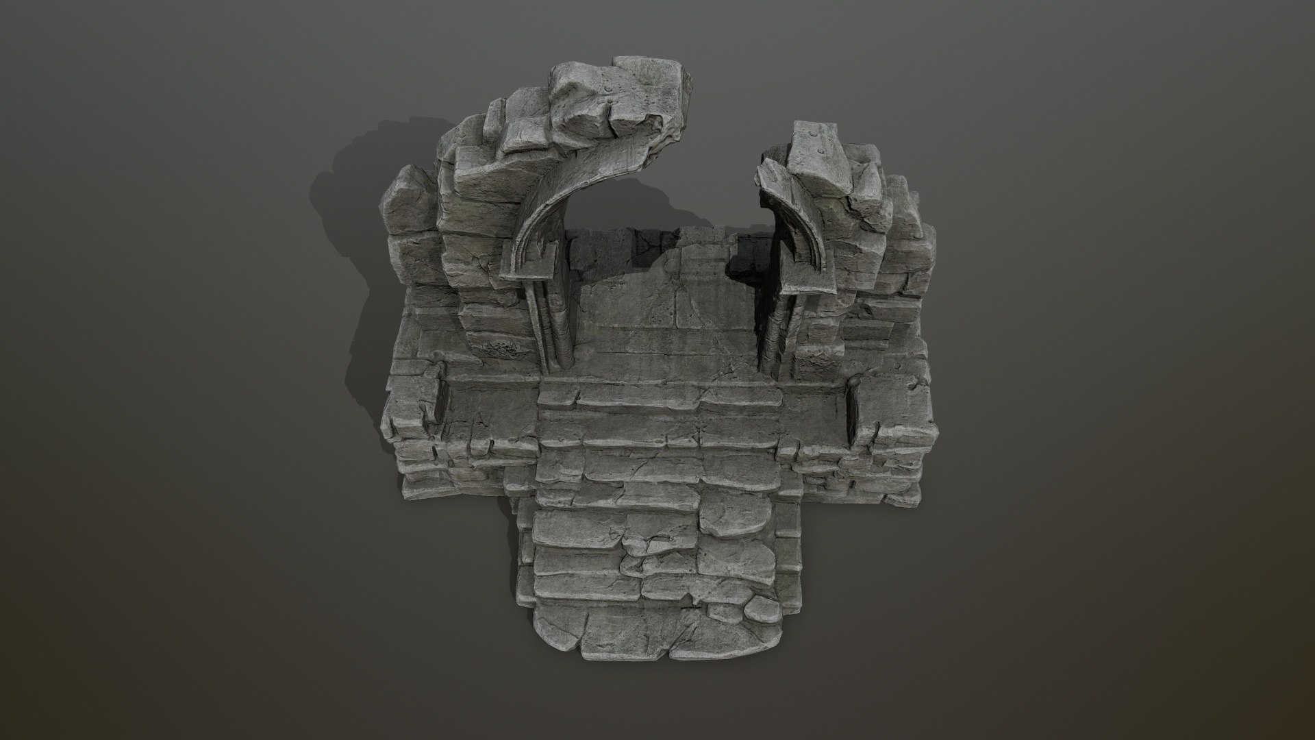 3D Rock Gate - TurboSquid 2368586