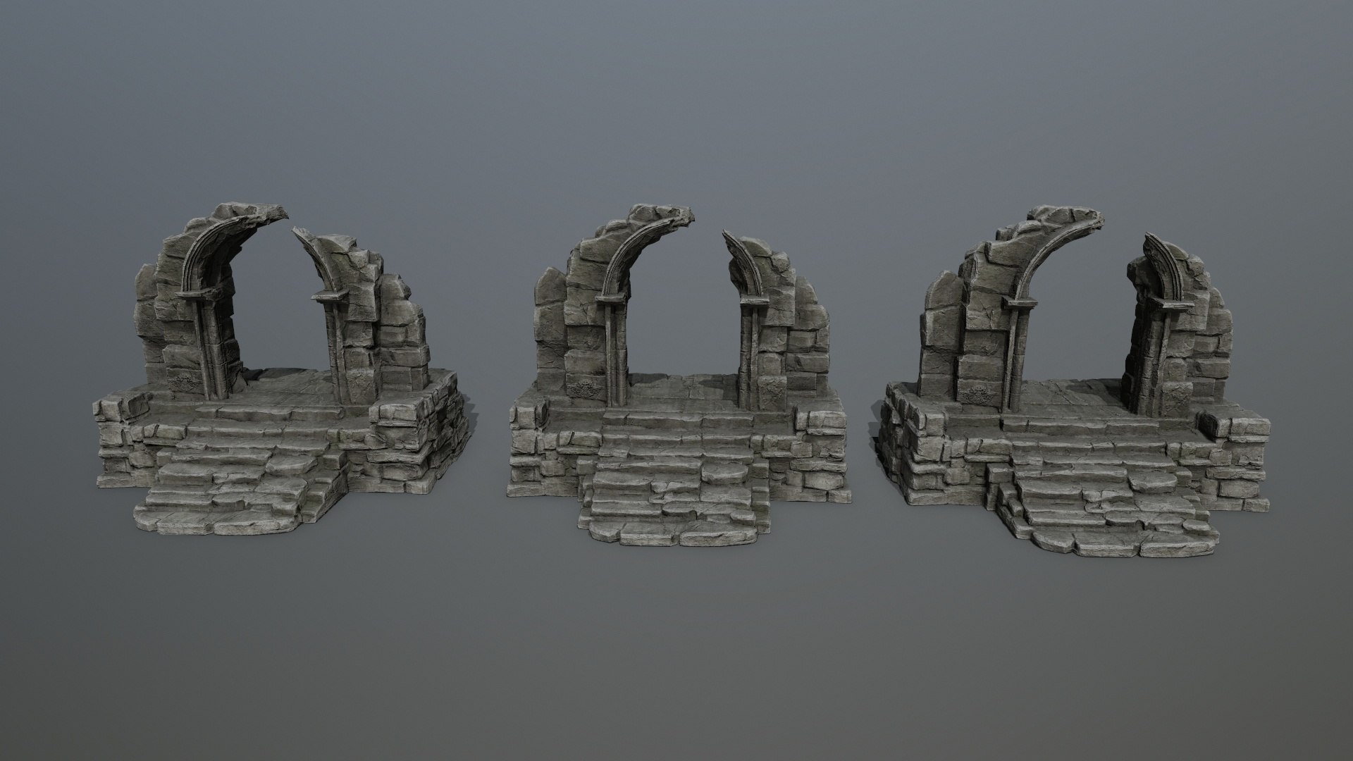 3D Rock Gate - TurboSquid 2368586
