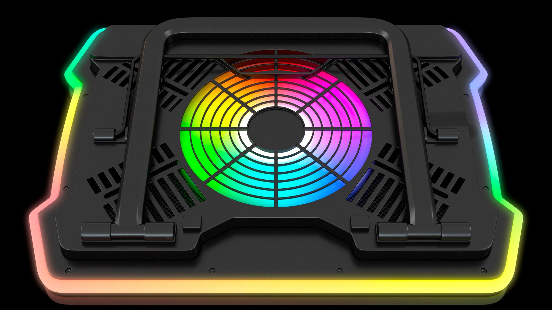 Gaming Laptop Cooler With RGB Fan 3D - TurboSquid 2025425