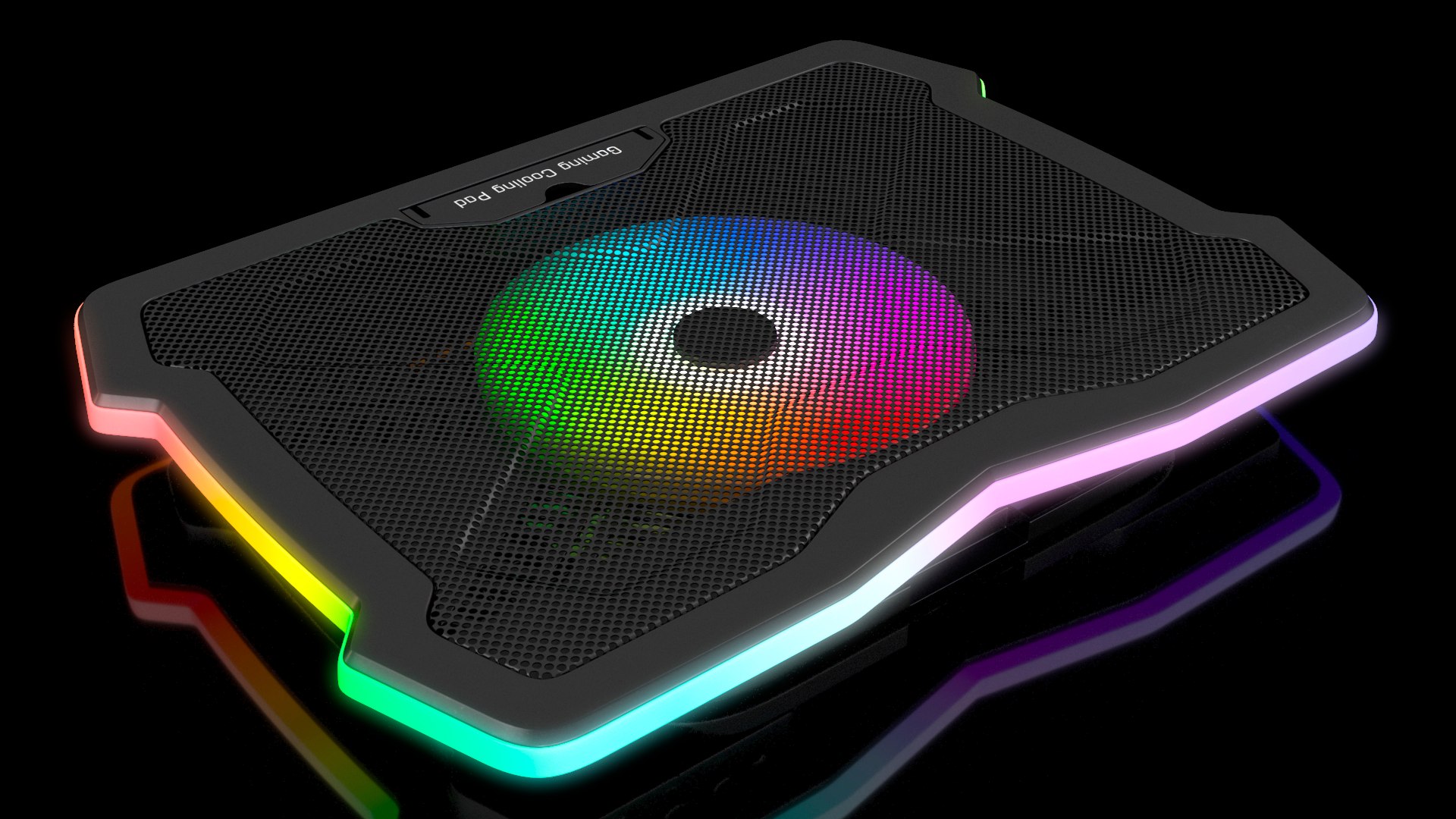 Gaming Laptop Cooler With RGB Fan 3D - TurboSquid 2025425