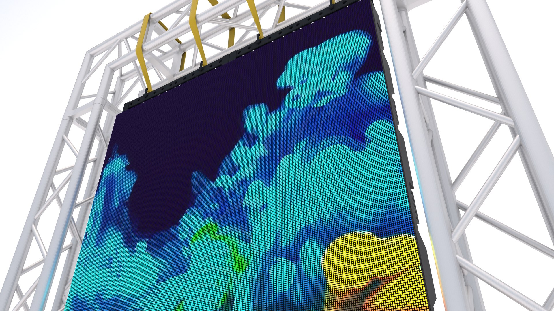 Led Screen Display Panel Monitor And Truss 3D Model - TurboSquid 1989176