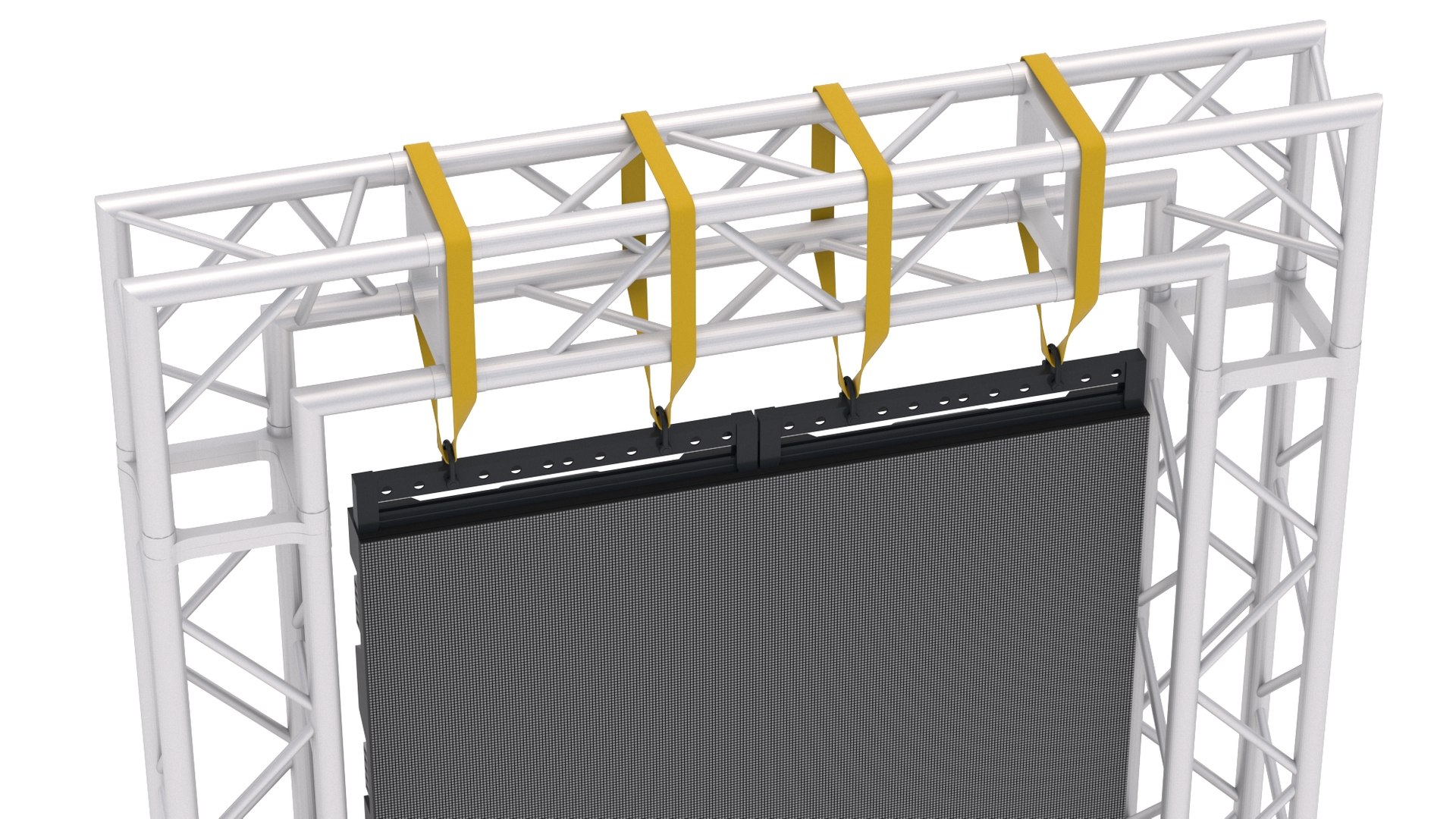 Led Screen Display Panel Monitor And Truss 3D Model - TurboSquid 1989176