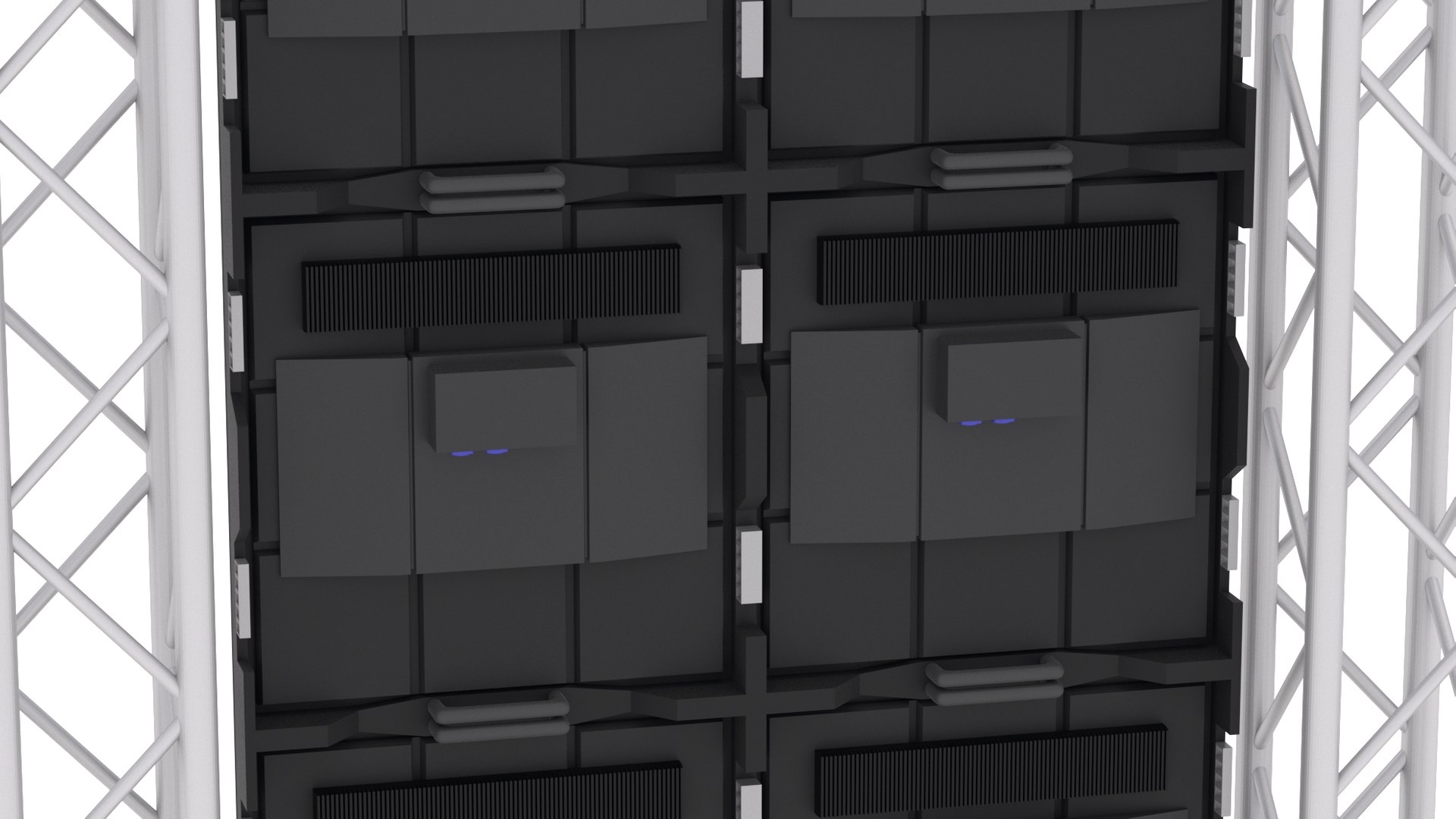 Led Screen Display Panel Monitor And Truss 3D Model - TurboSquid 1989176