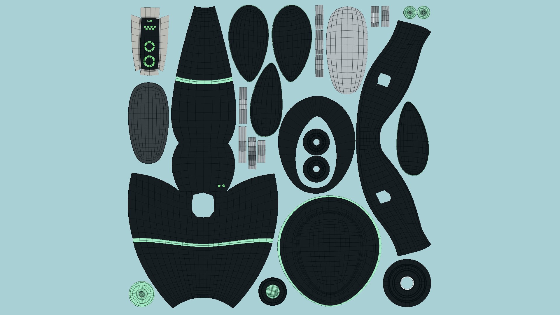 Flying Robot 02 Black - Character SciFi Design 3D Model - TurboSquid ...