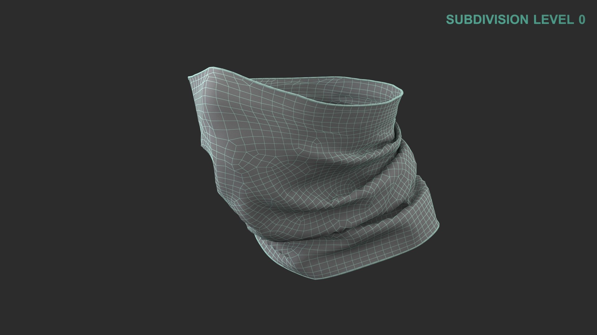 3D Neck Gaiter - TurboSquid 2001104