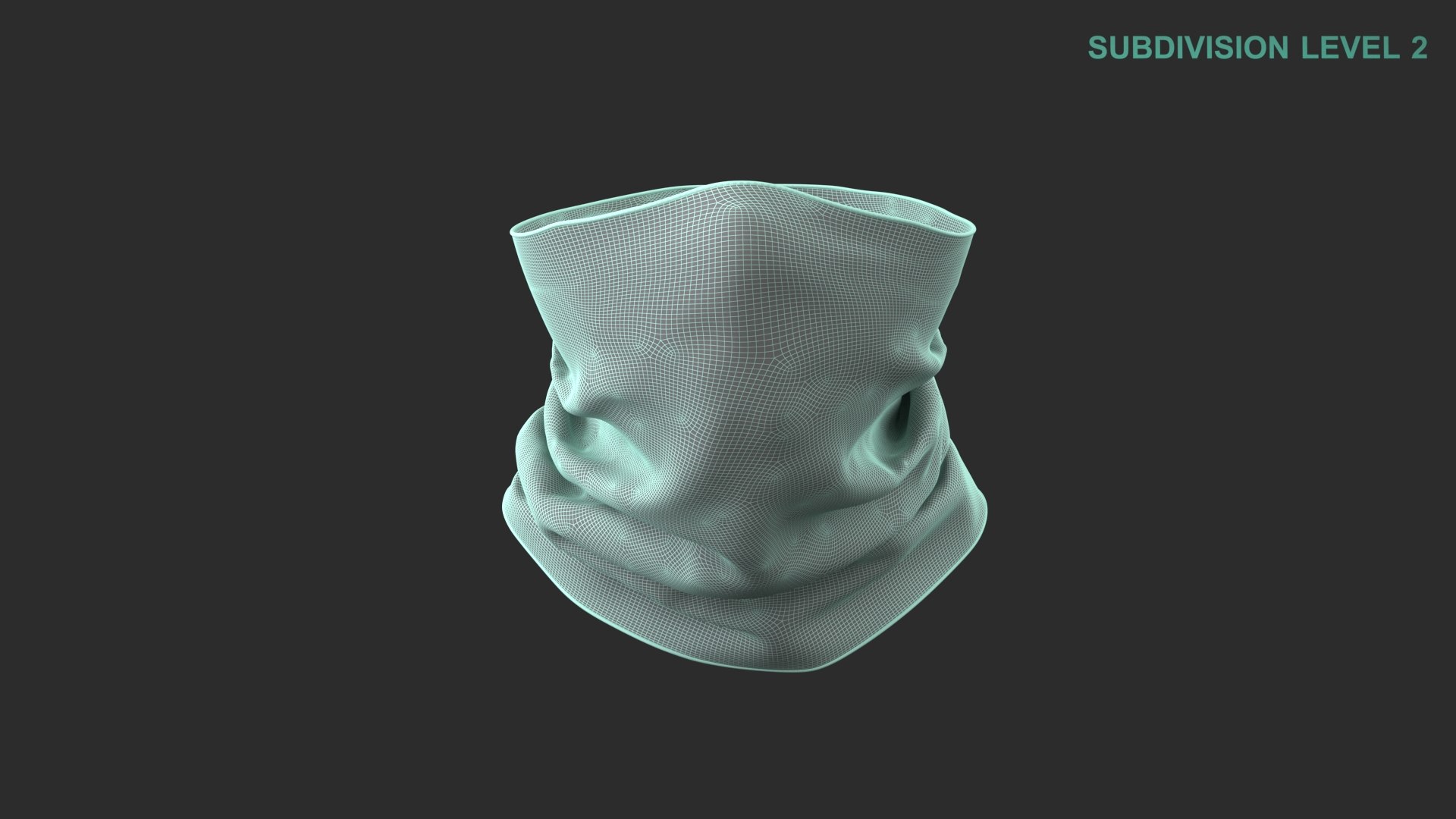 3D Neck Gaiter - TurboSquid 2001104