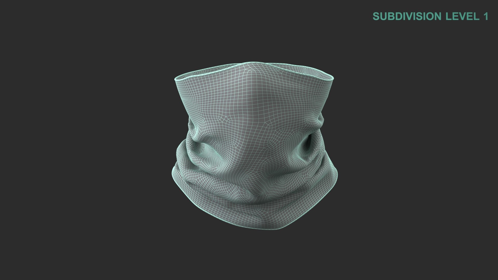 3D Neck Gaiter - TurboSquid 2001104