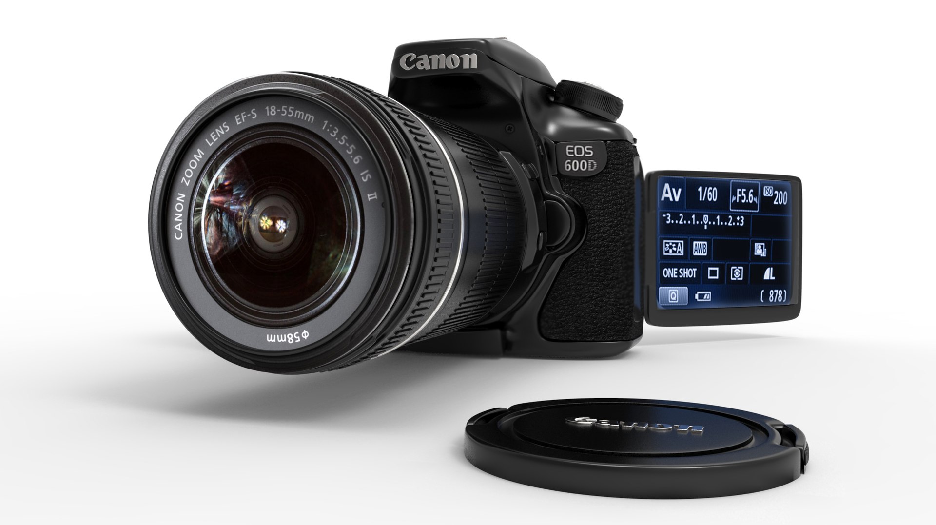 canon 600 camera 3d 3ds