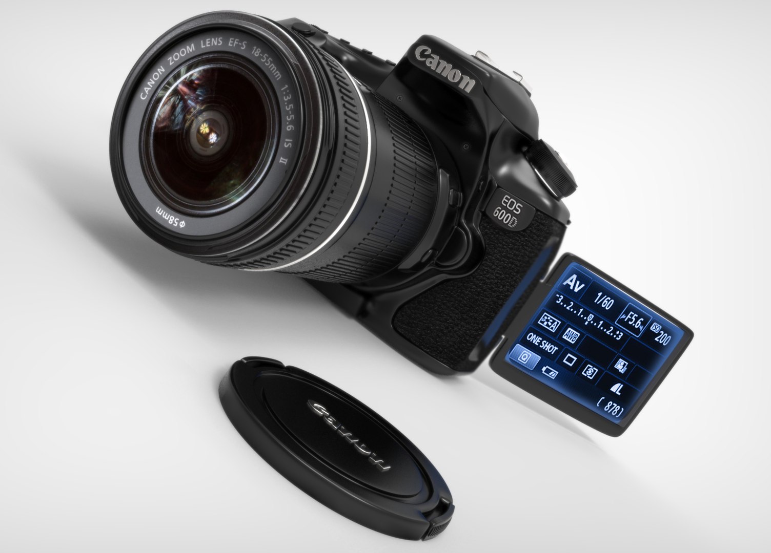 canon 600 camera 3d 3ds