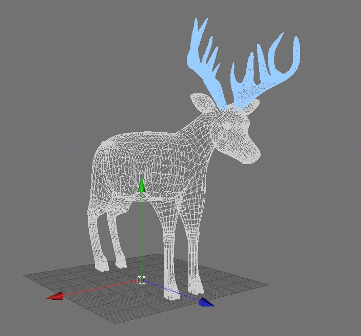 Deer Doe Buck 3d Model
