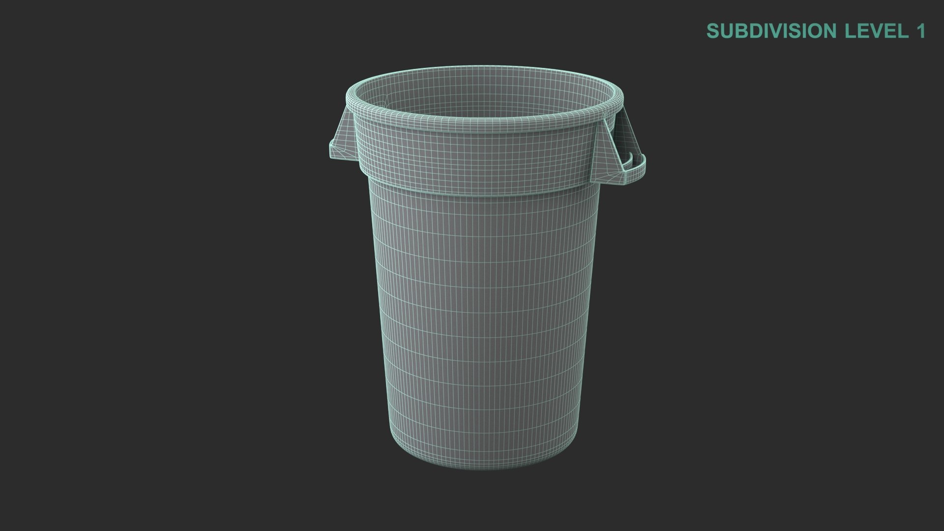 Trash Can Model - TurboSquid 2145918