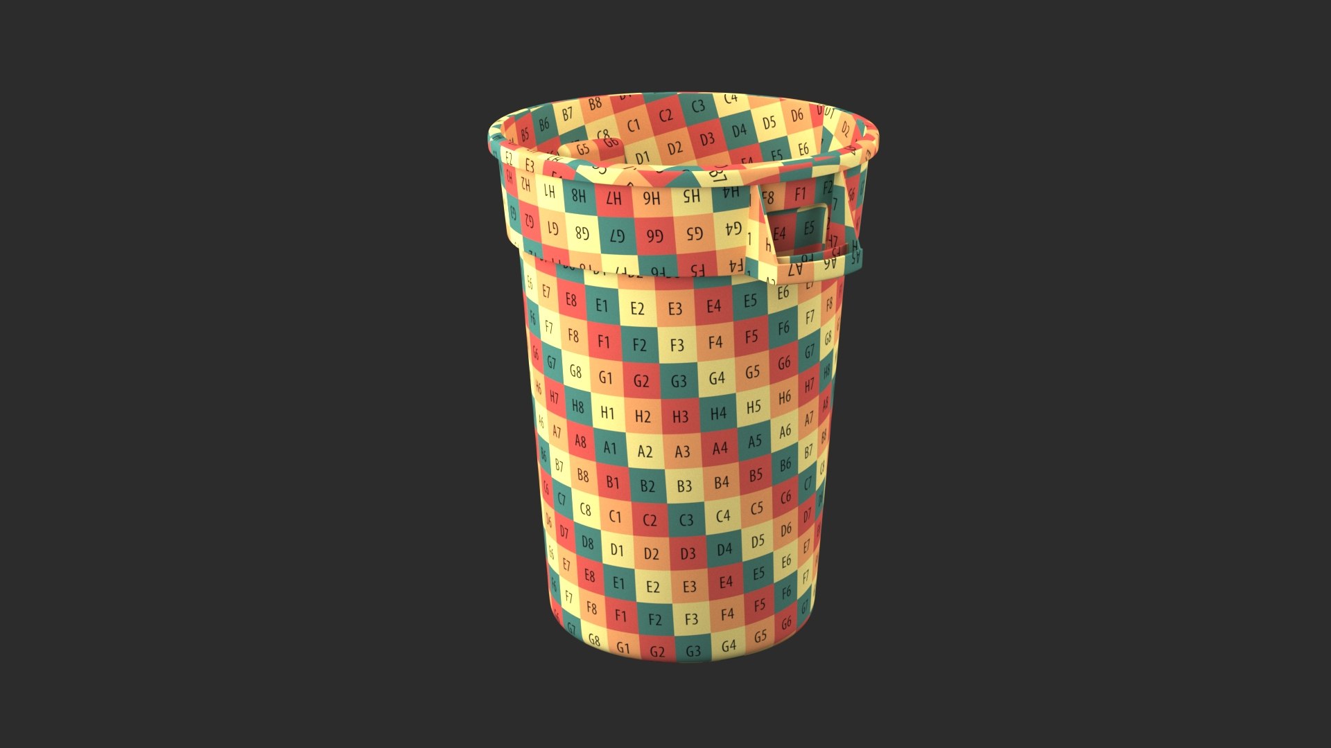 Trash Can Model - TurboSquid 2145918