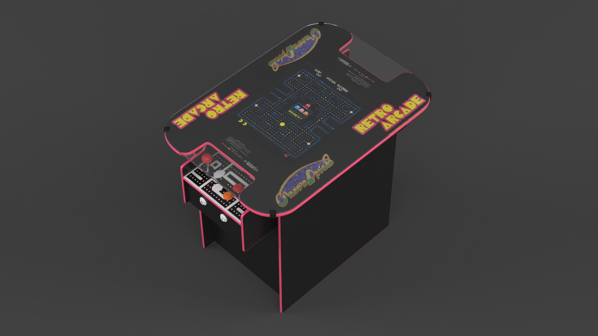 Arcade Machine 3D Model - TurboSquid 2166418