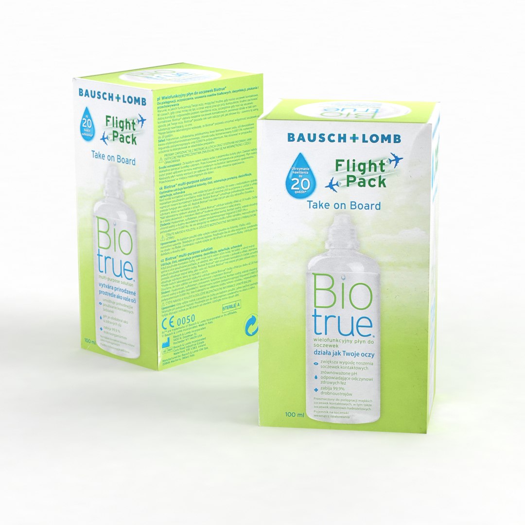 Bausch and Lomb Bio True Lens Multi Purpose Solution Flight Pack 100ml ...