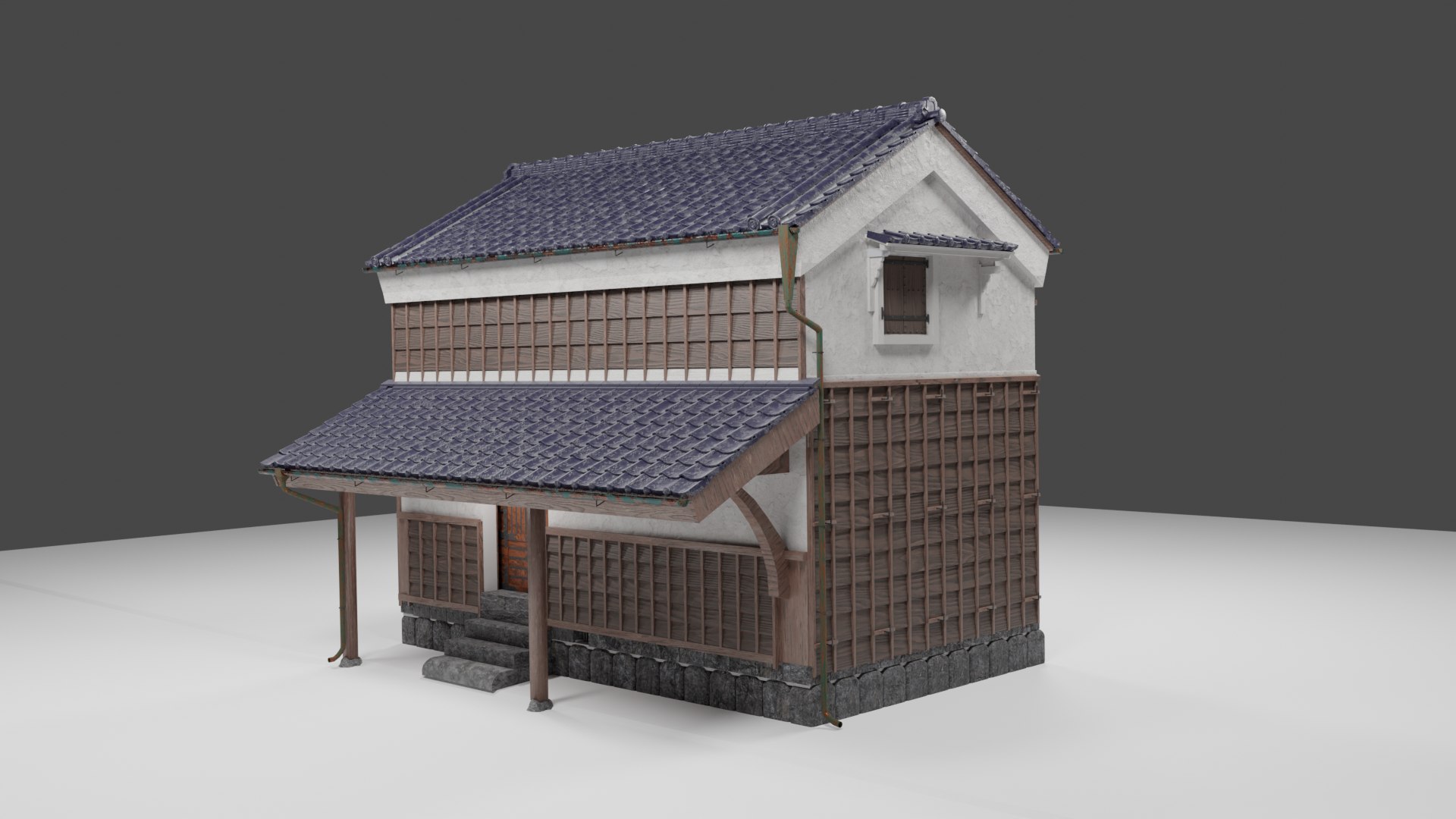 Old Style Japanese Storage 3D Model - TurboSquid 2020355