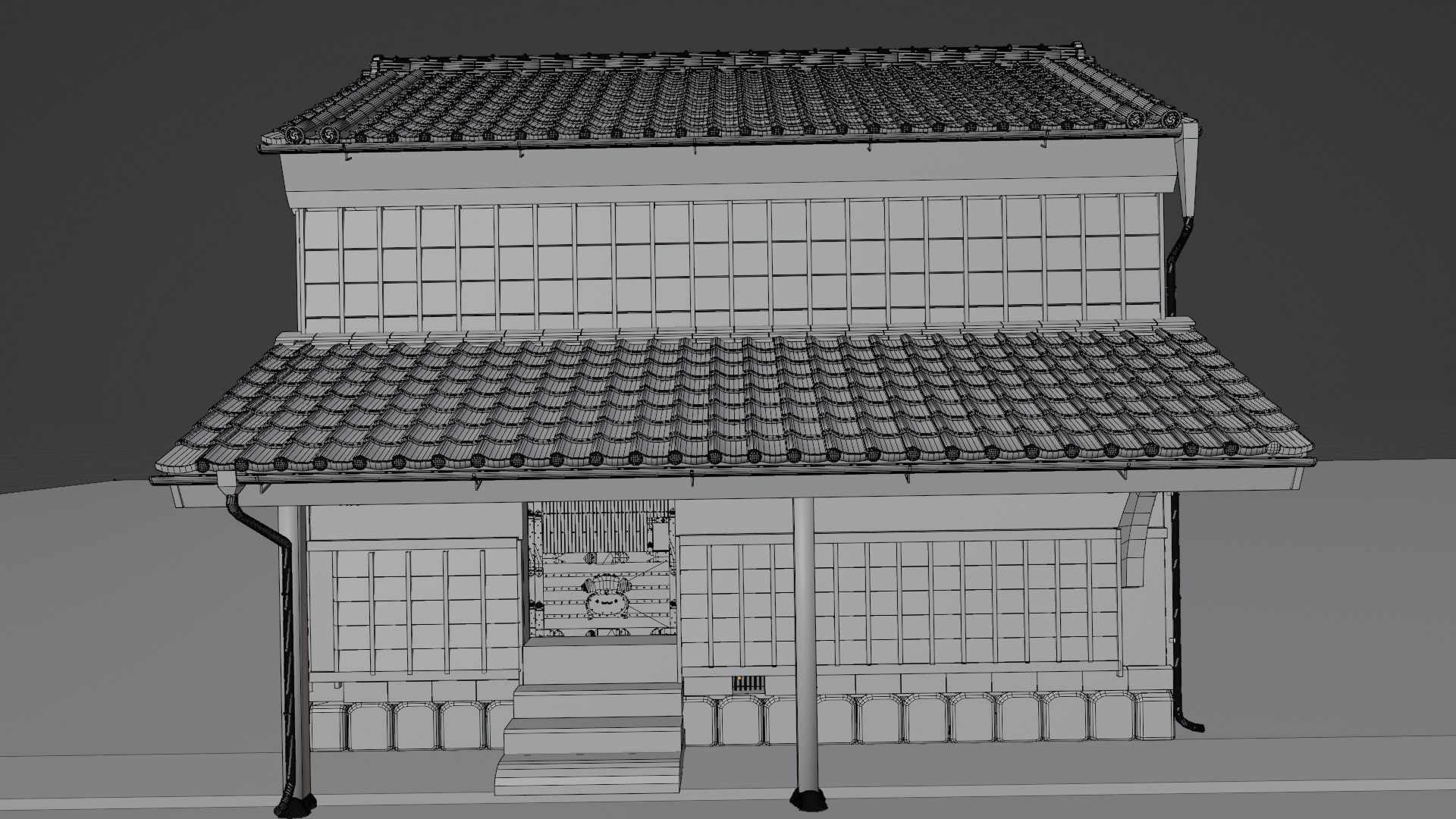 Old Style Japanese Storage 3D Model - TurboSquid 2020355