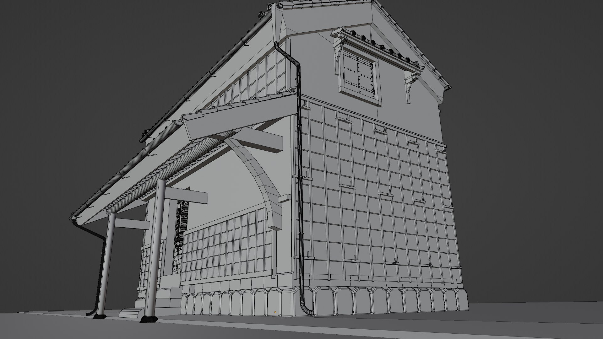 Old Style Japanese Storage 3D Model - TurboSquid 2020355