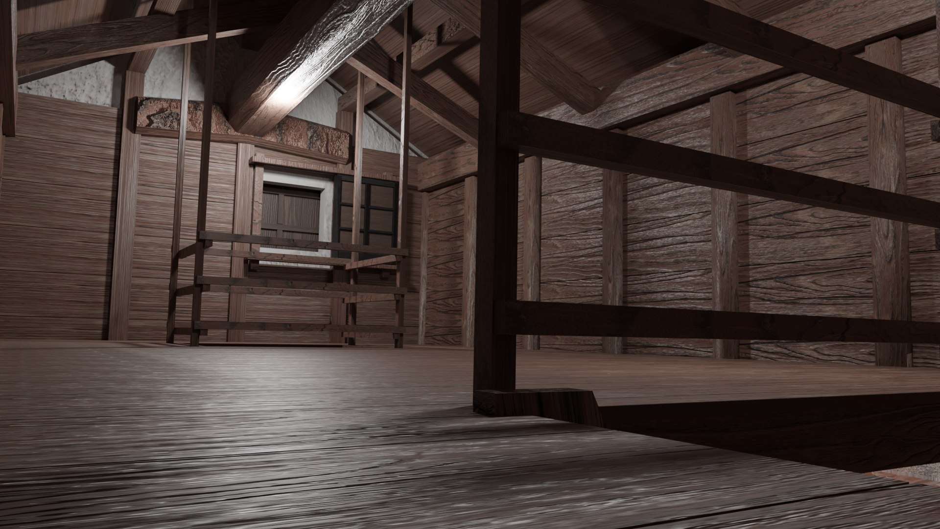 Old Style Japanese Storage 3D Model - TurboSquid 2020355