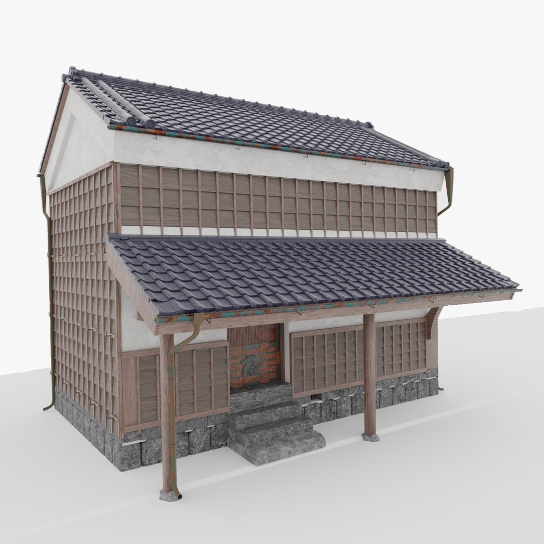 Old style Japanese storage 3D model - TurboSquid 2020355