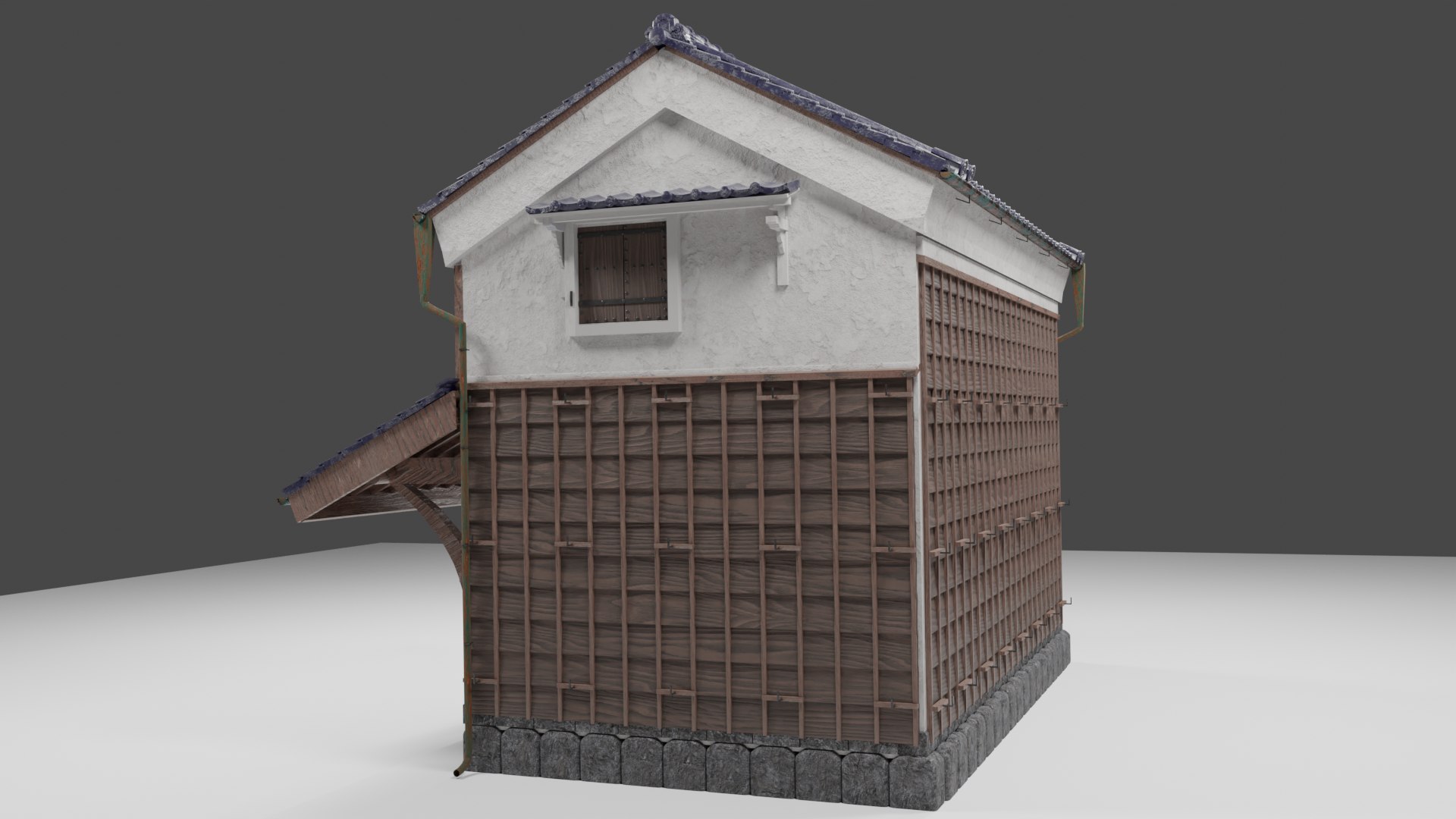 Old Style Japanese Storage 3D Model - TurboSquid 2020355
