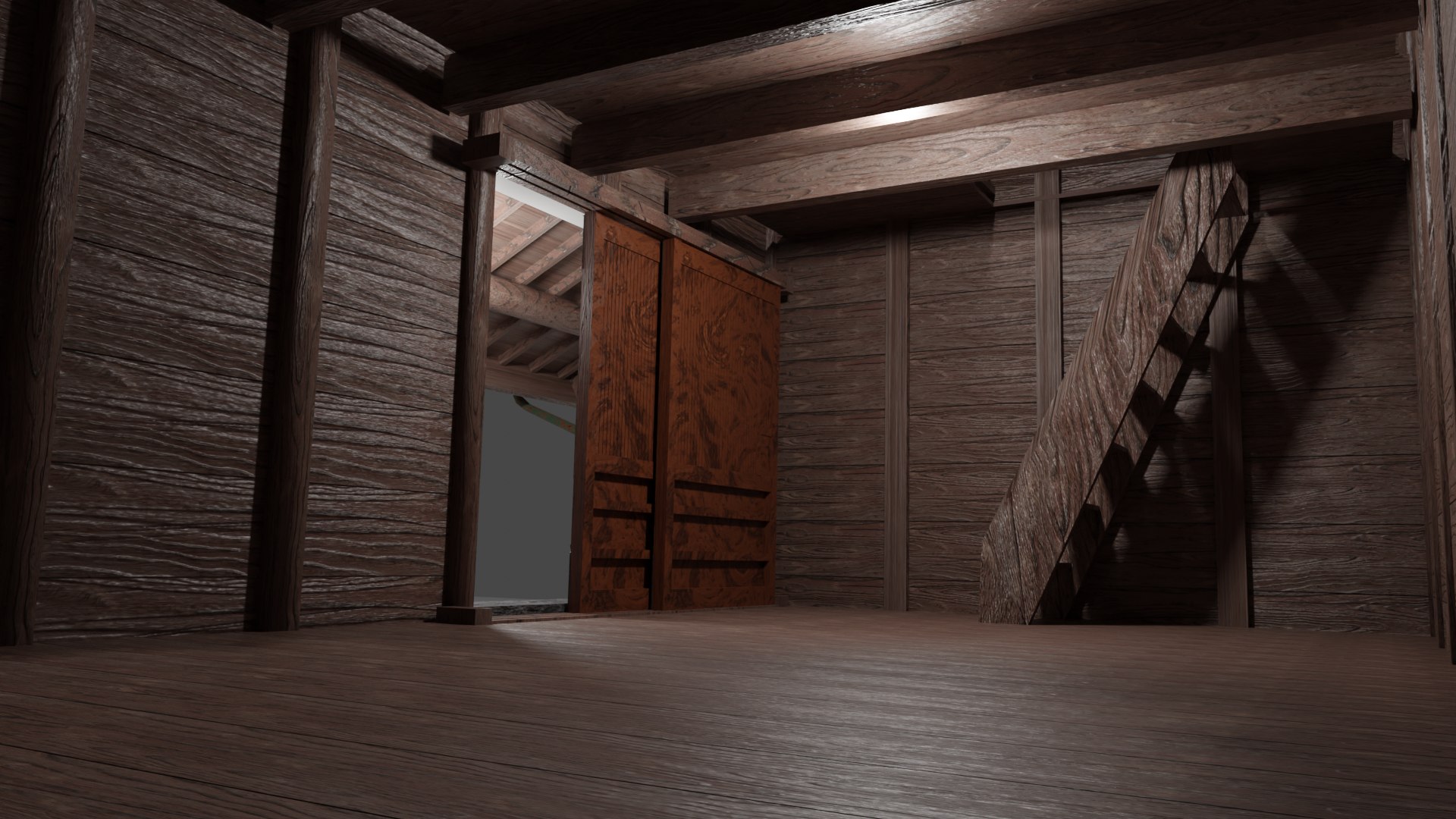 Old Style Japanese Storage 3D Model - TurboSquid 2020355