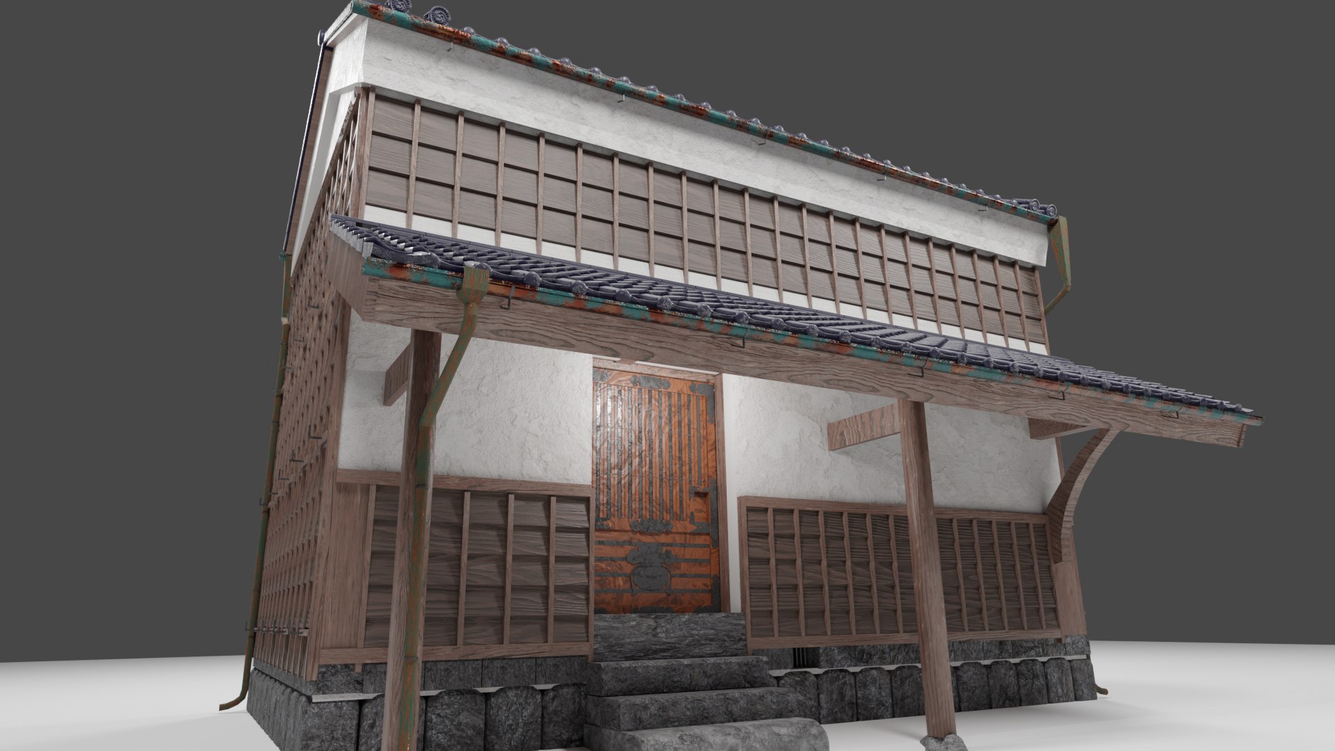 Old Style Japanese Storage 3D Model - TurboSquid 2020355