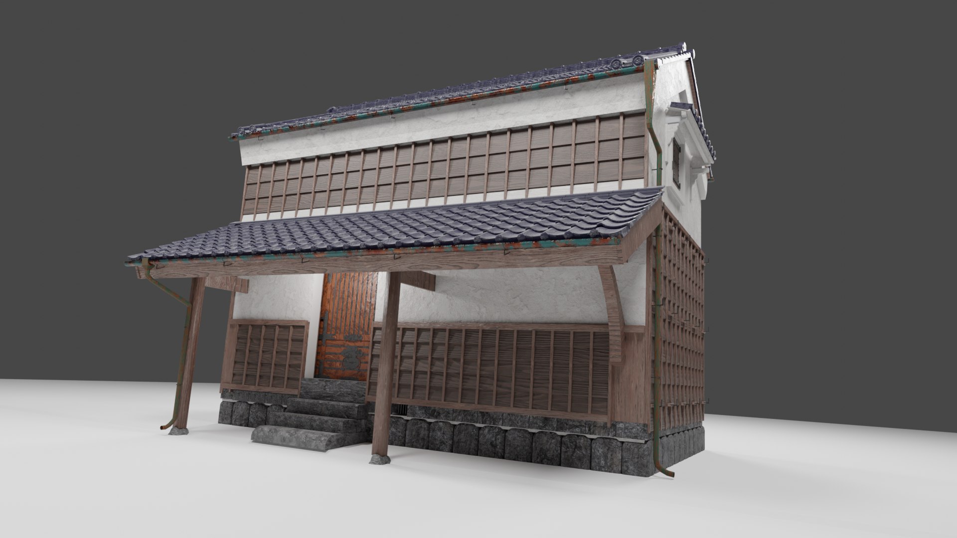 Old Style Japanese Storage 3D Model - TurboSquid 2020355