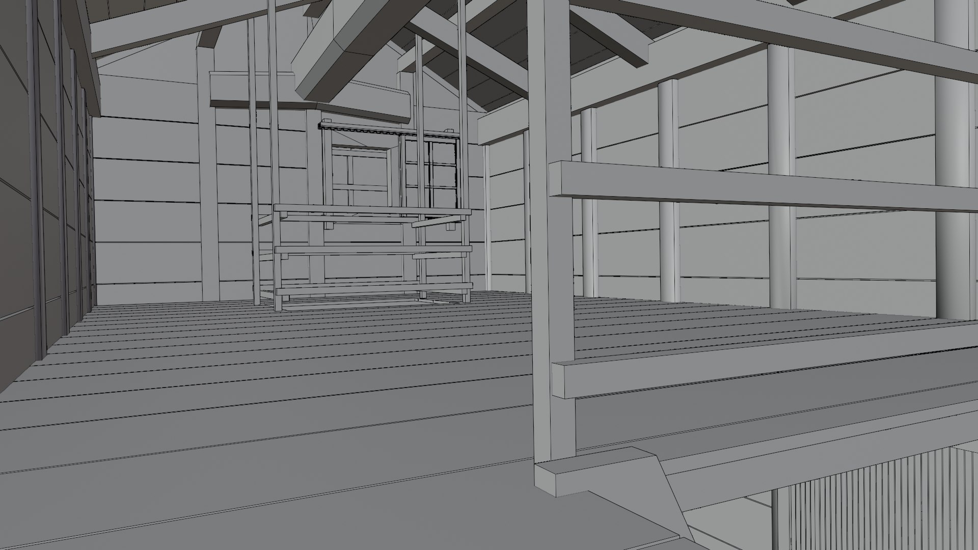 Old Style Japanese Storage 3D Model - TurboSquid 2020355