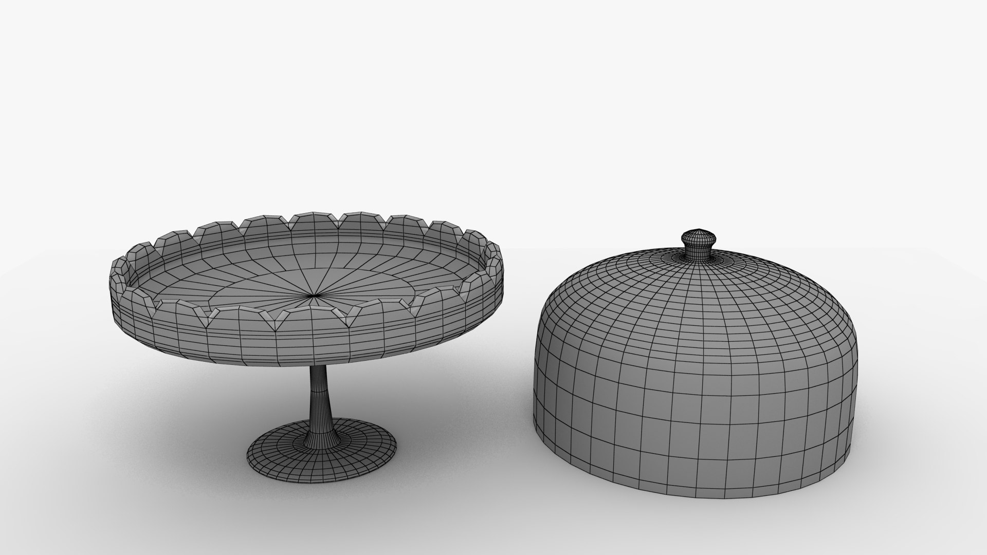 Cake Stand 3d Model