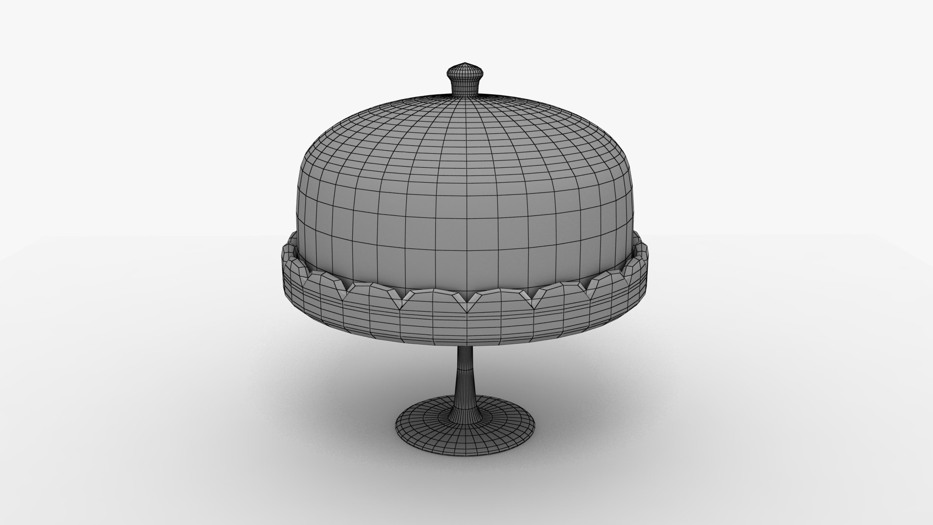 Cake Stand 3d Model