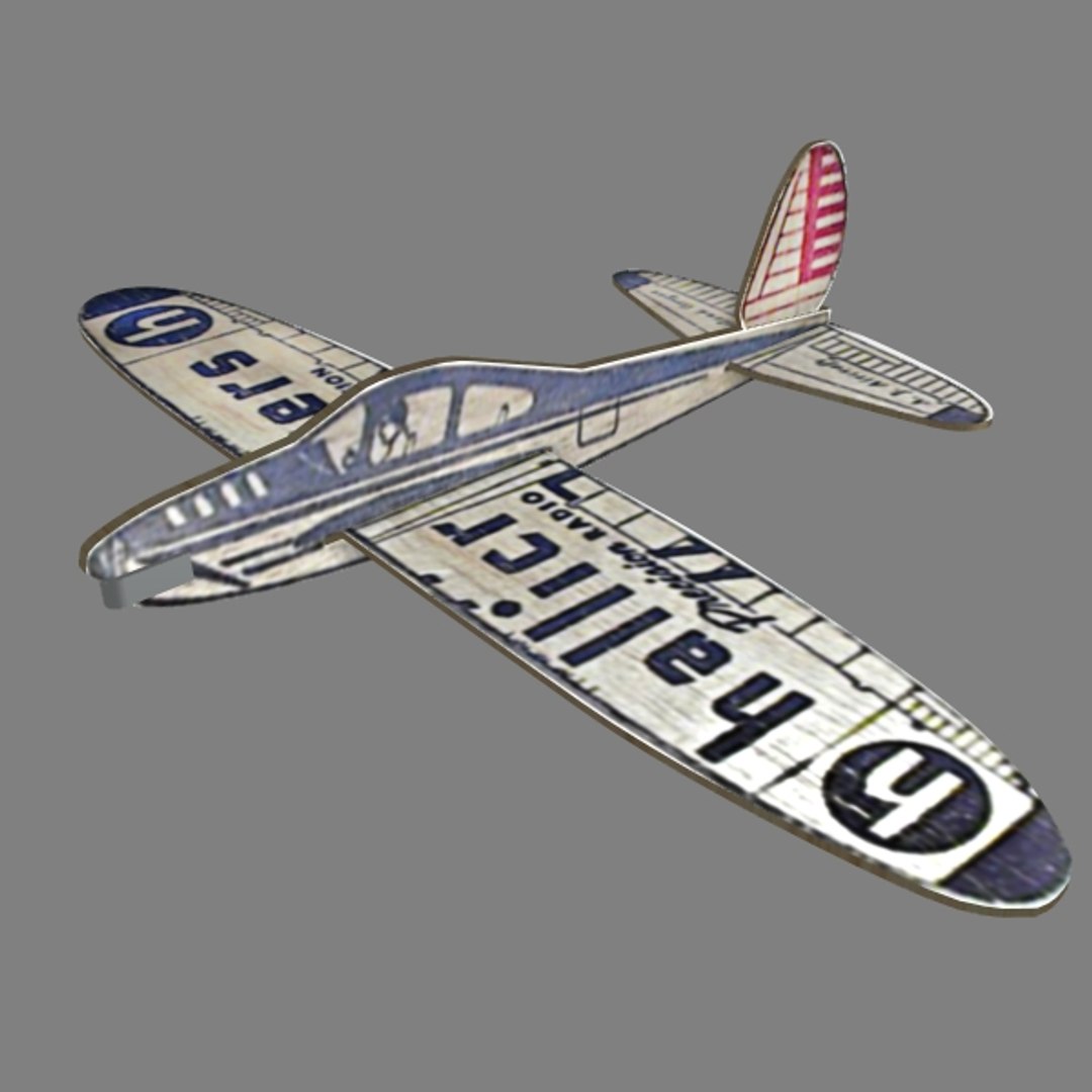 Balsa Glider 3d Model