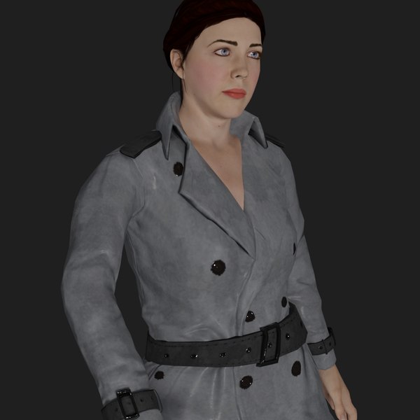 3d model of female character