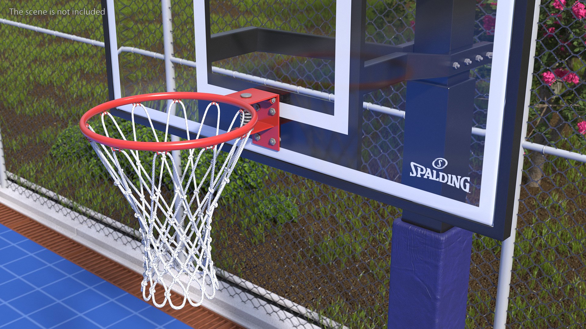 Ground Outdoor Basketball Hoop 3D Model - TurboSquid 2195356