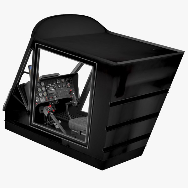 modelo 3d Cabina de helicóptero Synchropter - TurboSquid 1808183