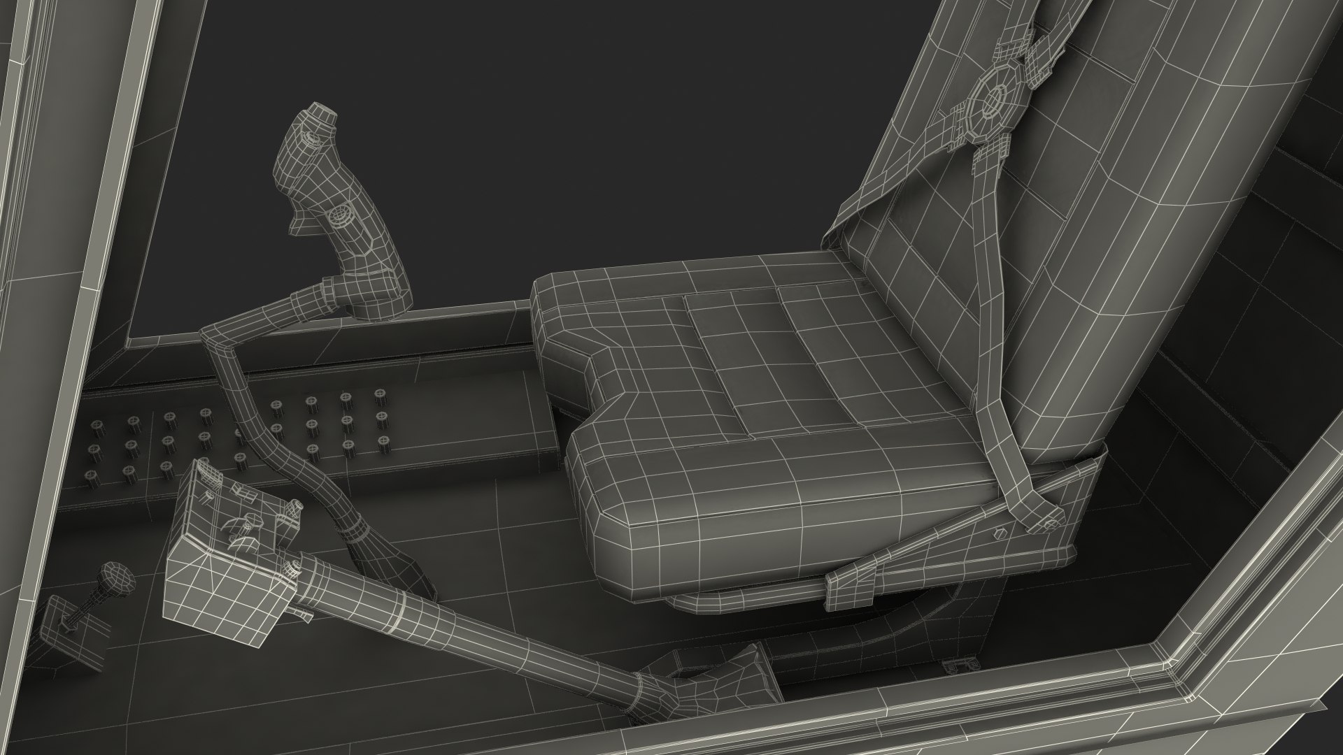 3D Synchropter Helicopter Cockpit - TurboSquid 1808183