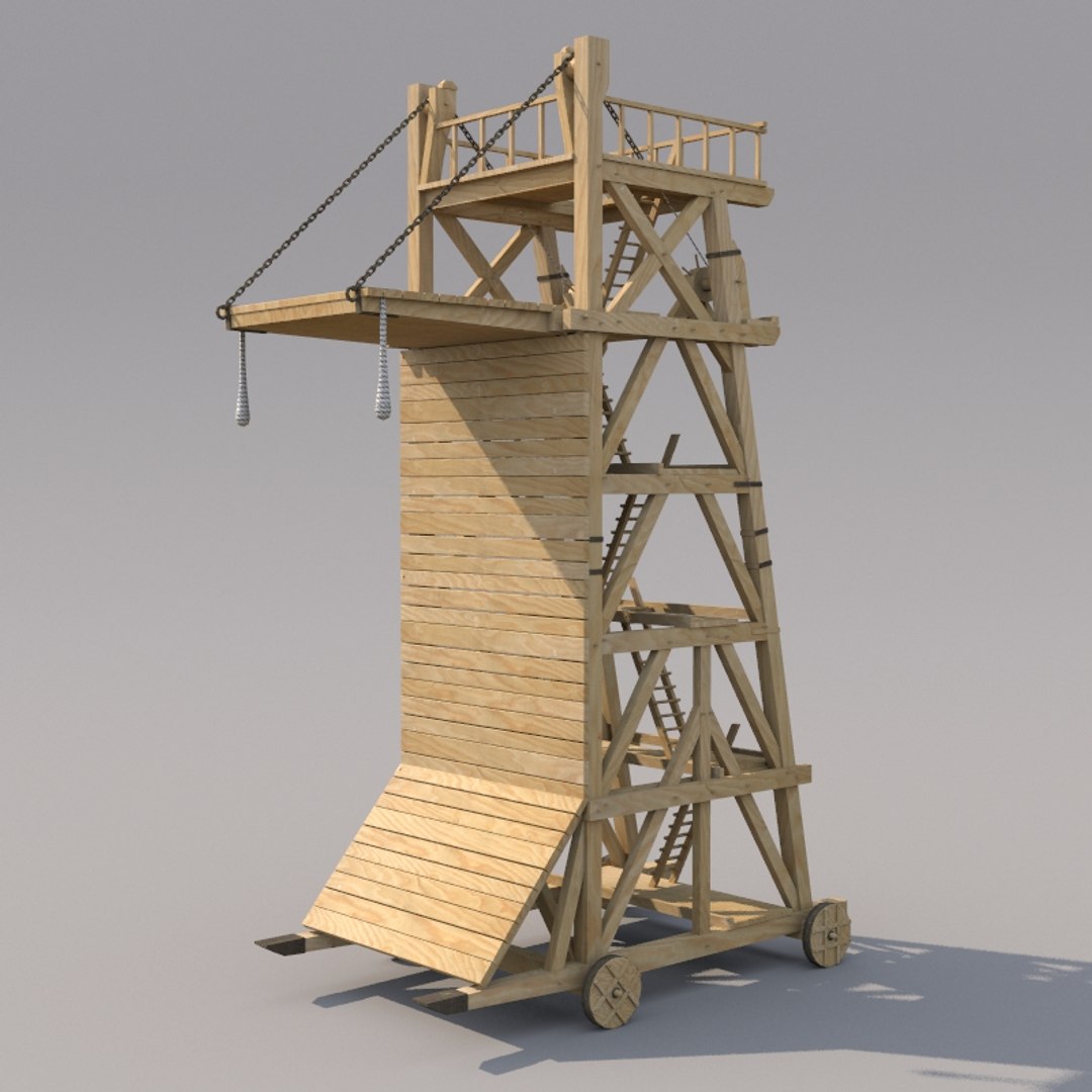 3d Model Medieval Siegetower