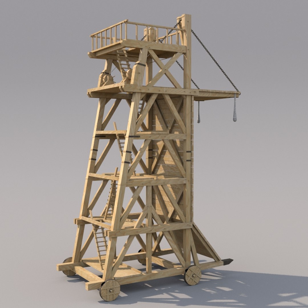 3d Model Medieval Siegetower