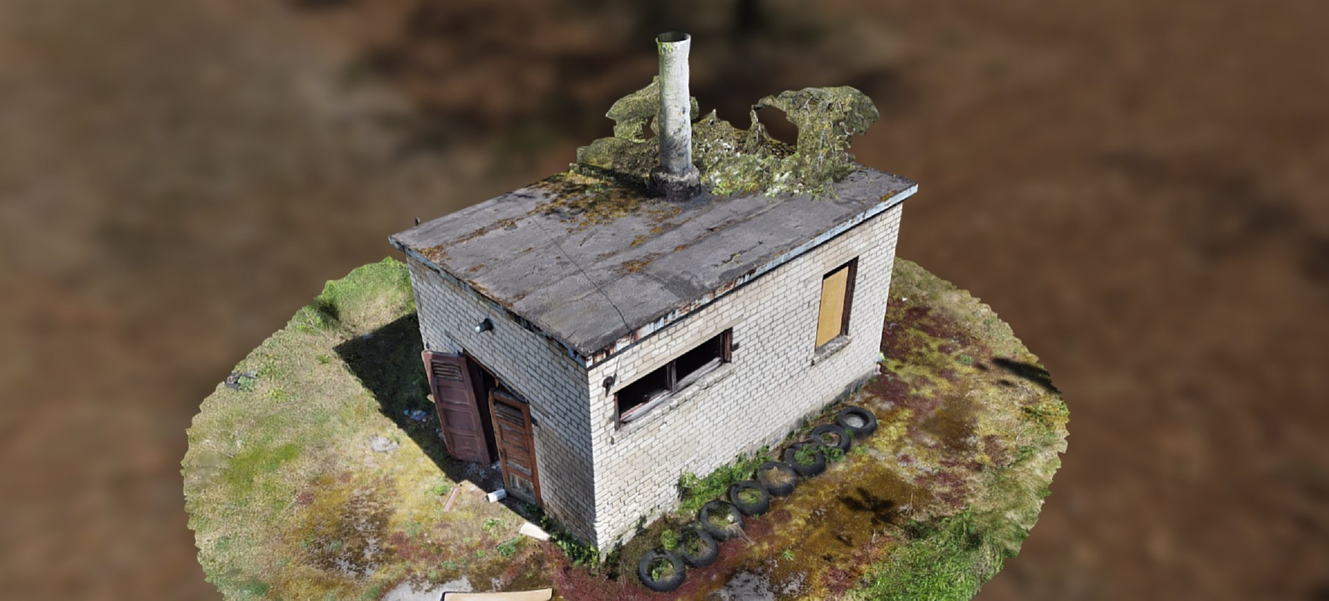 Small Factory w Chimney 3D model - TurboSquid 1847426