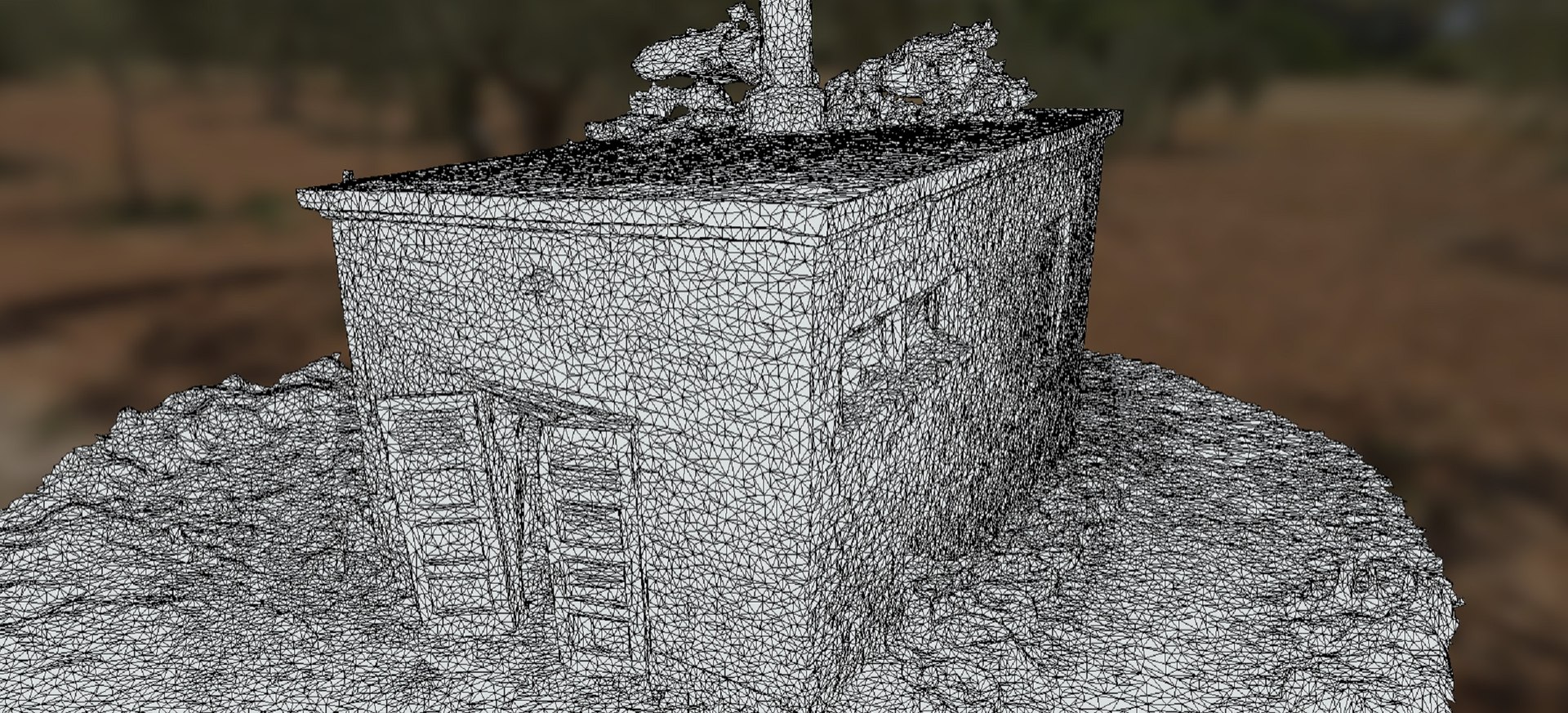 Small Factory w Chimney 3D model - TurboSquid 1847426