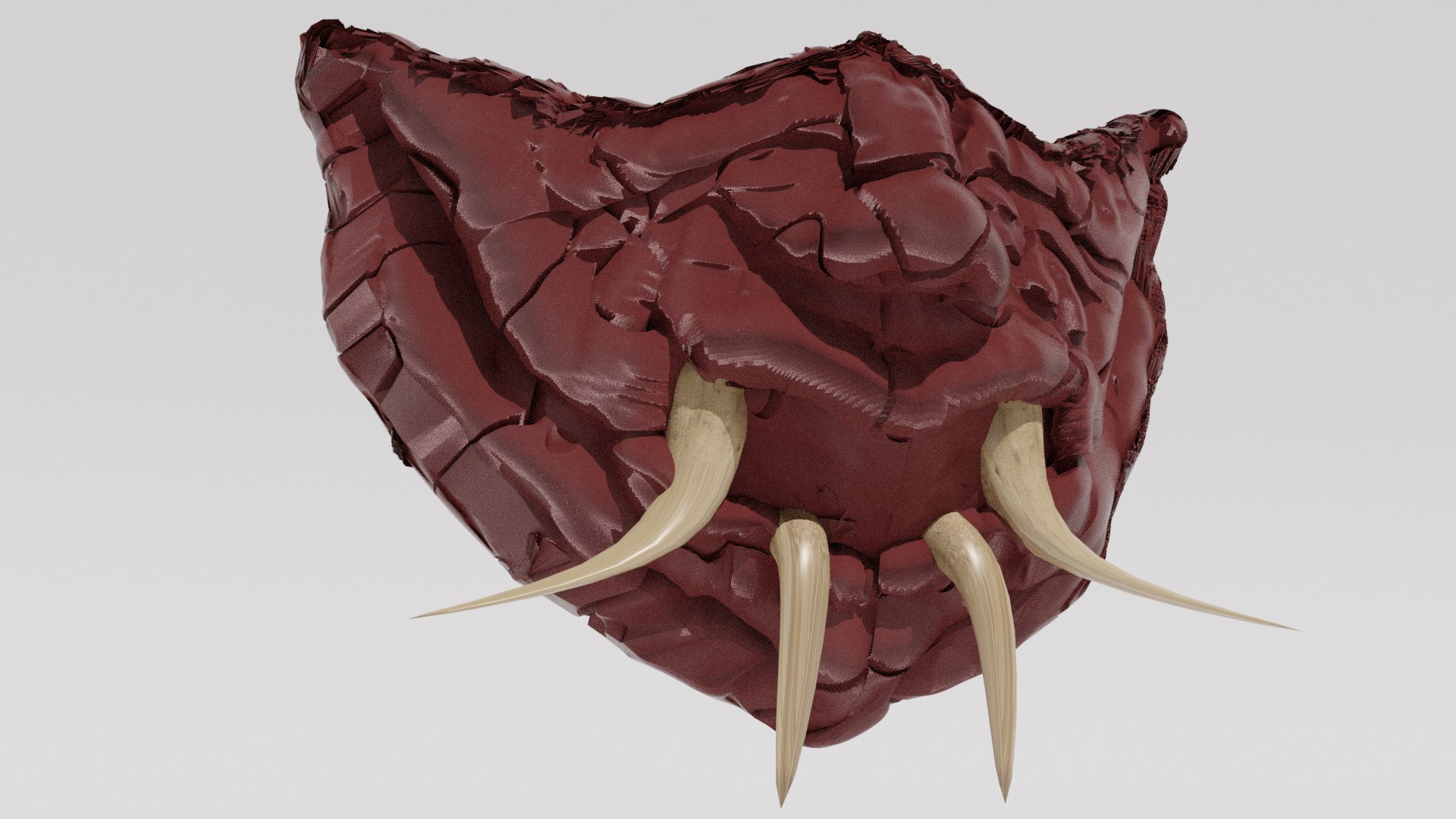 Samurai Mask Ninja Mask 3D Model - TurboSquid 1832534