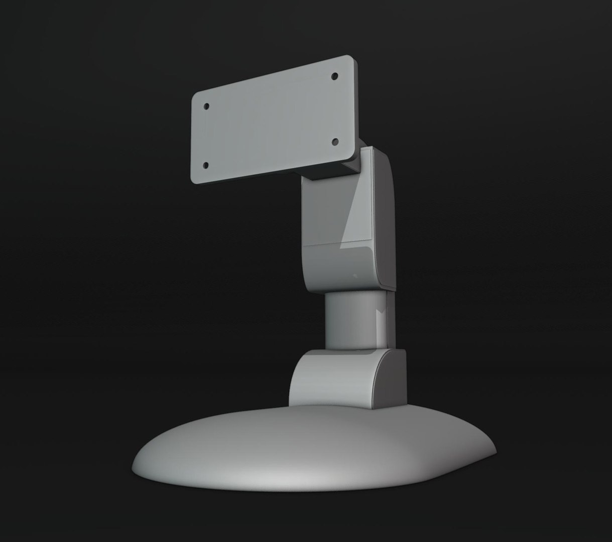 Monitor Stand Mount 2 3D Model - TurboSquid 2085797