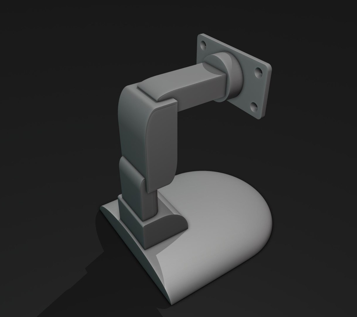 Monitor Stand Mount 2 3D Model - TurboSquid 2085797