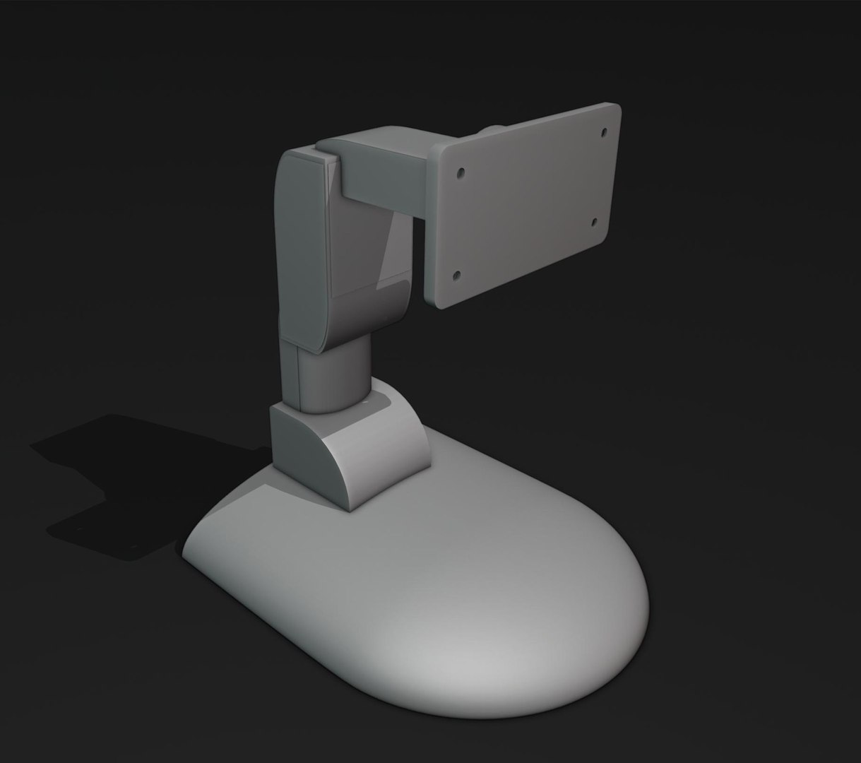 Monitor Stand Mount 2 3D Model - TurboSquid 2085797