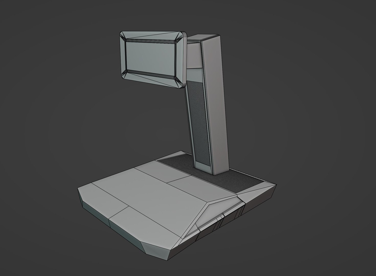 Monitor Stand Mount 2 3D Model - TurboSquid 2085797