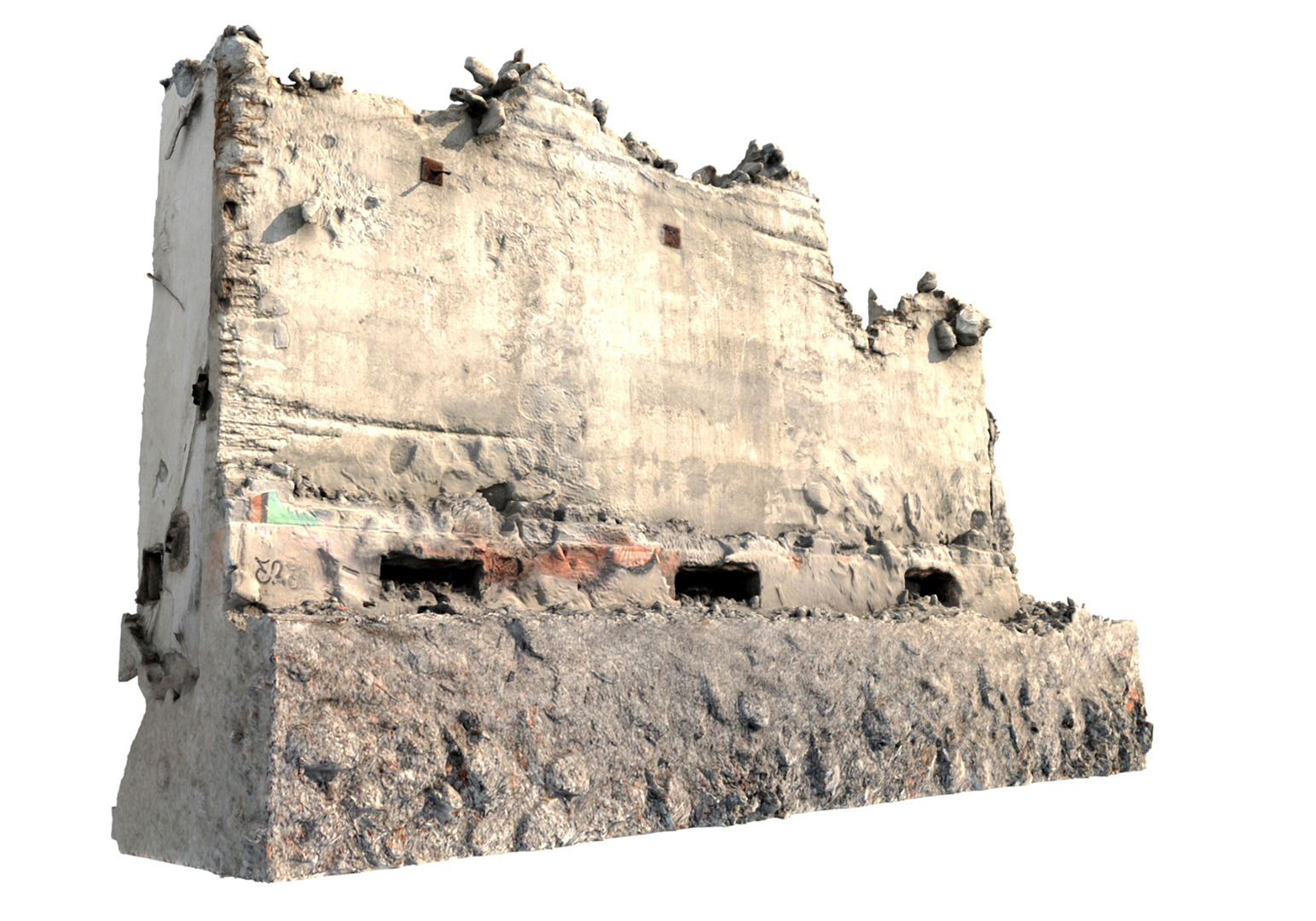 Concrete Rubble Buildings Mega Pack model - TurboSquid 1725879
