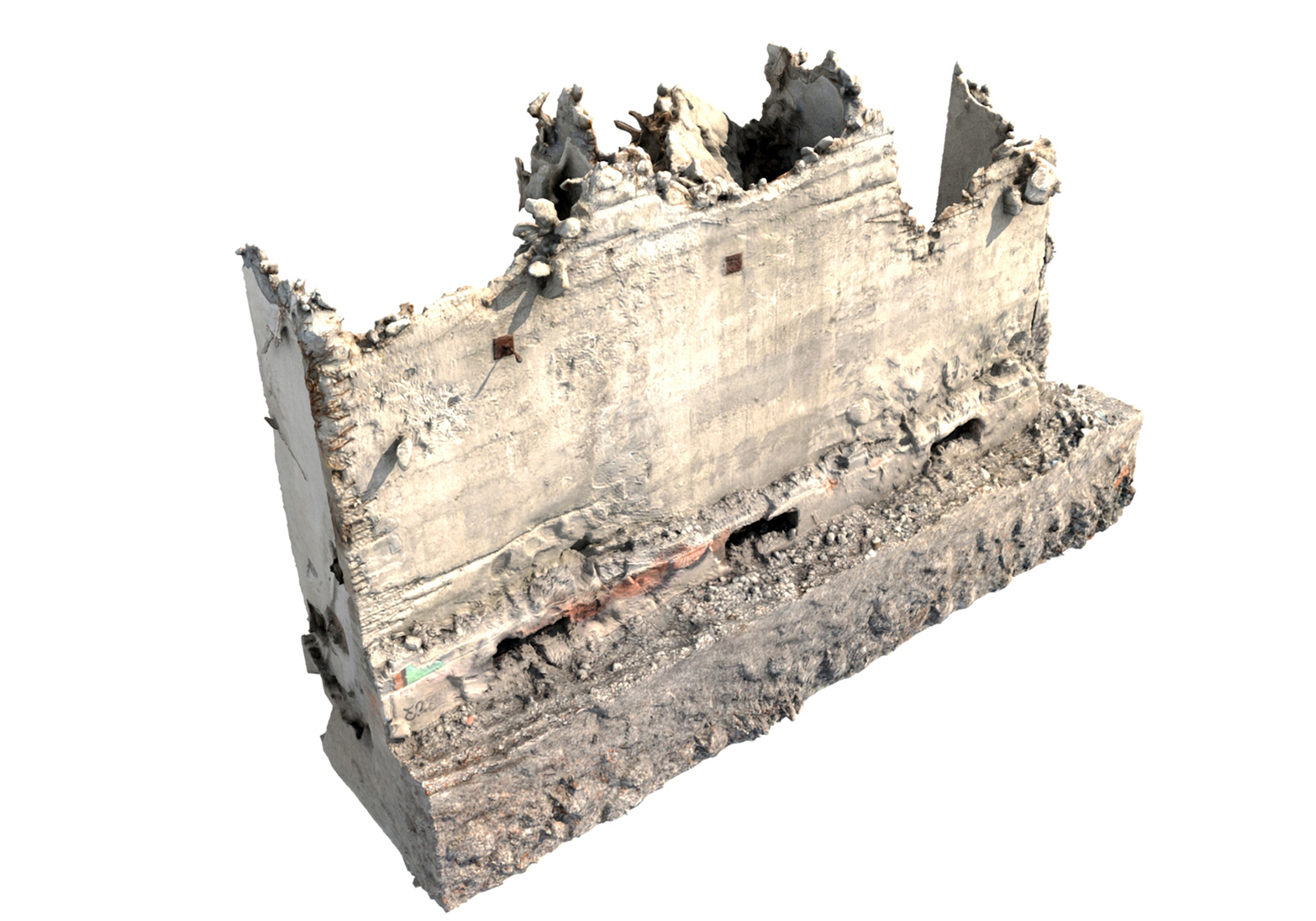 Concrete Rubble Buildings Mega Pack model - TurboSquid 1725879