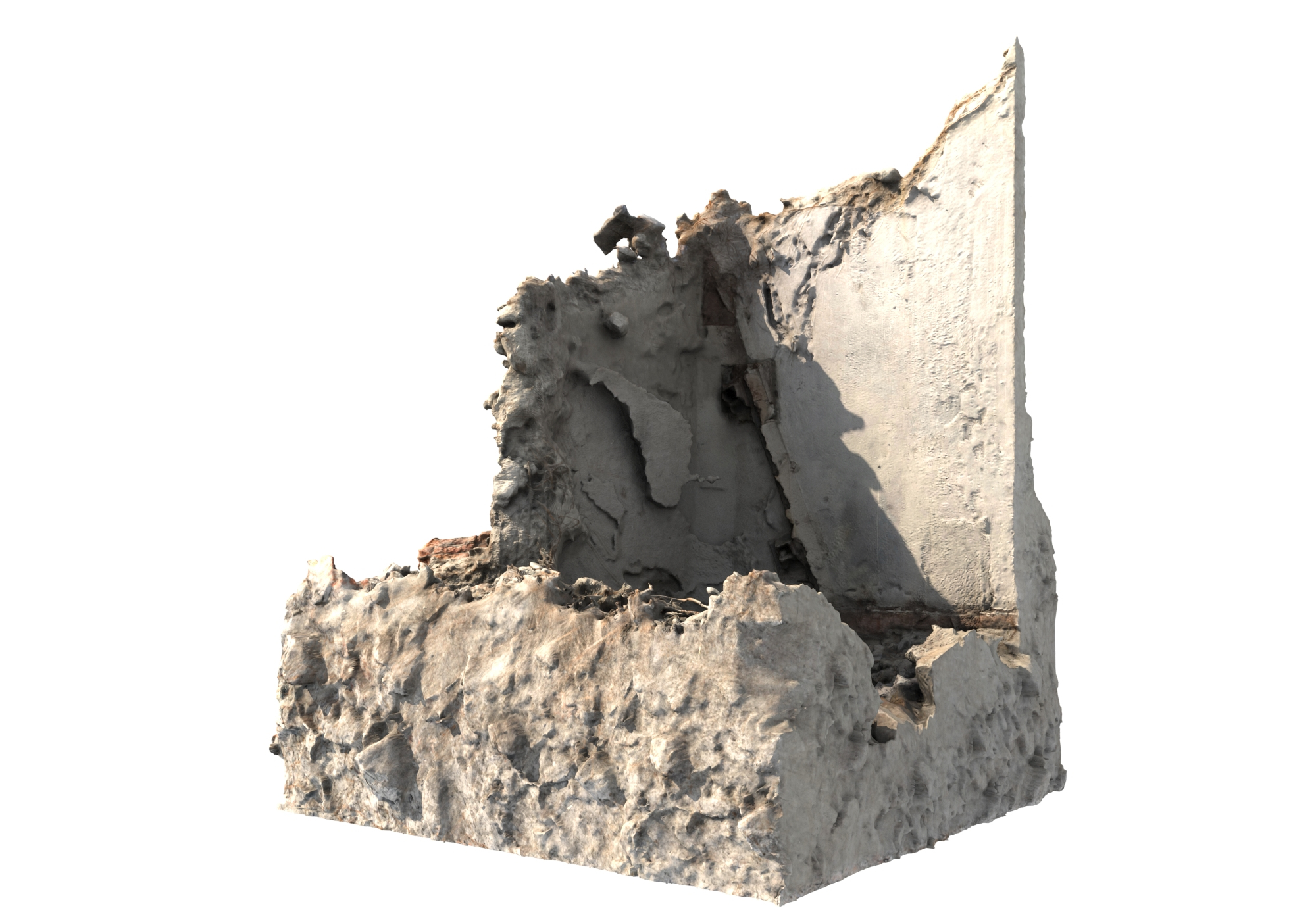 Concrete Rubble Buildings Mega Pack model - TurboSquid 1725879